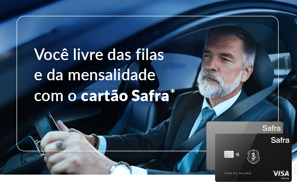 Safra e ConectCar | Sua tag sem mensalidade